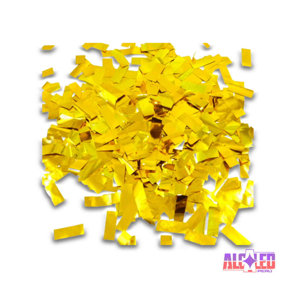 Papel Confeti Metálico Dorado - ALCALED PERÚ