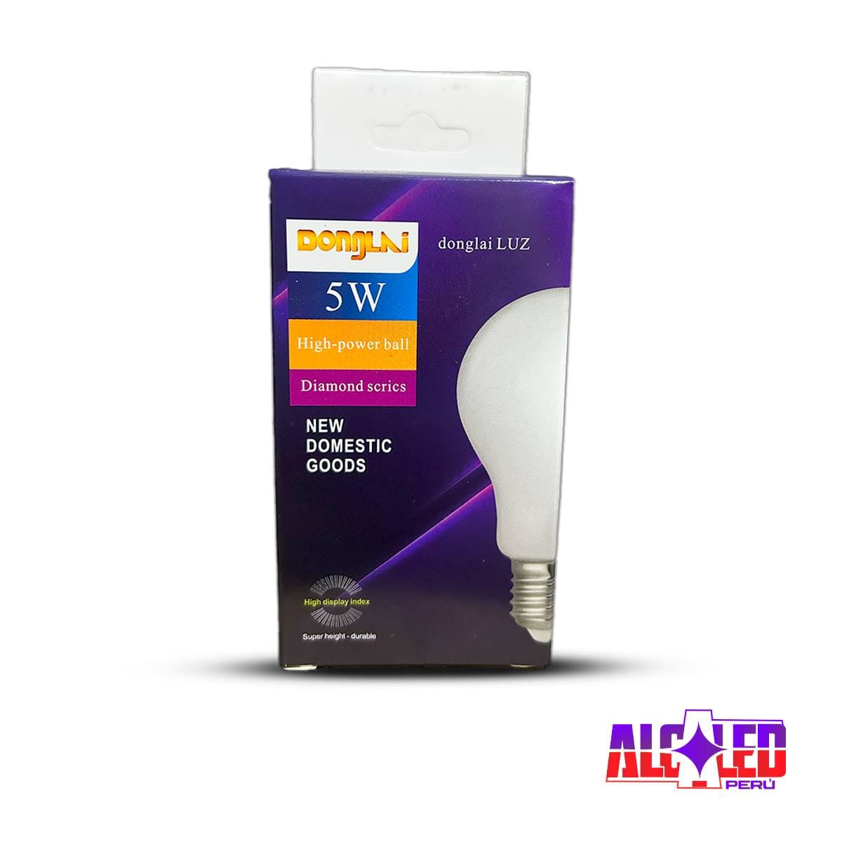 FOCO LED DE 5W LUZ CALIDA - ALCALED PERÚ