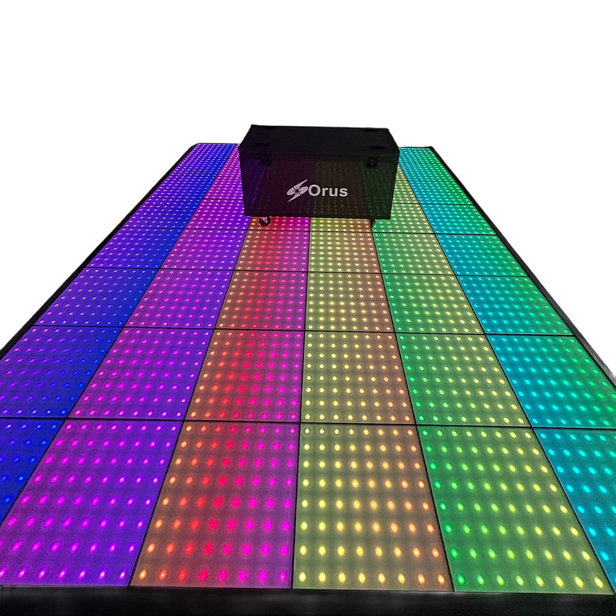 KIT DE 12 METROS DE PISO LED RGB MAGNETICO CON CASE MAS CONTROLADOR Y ...
